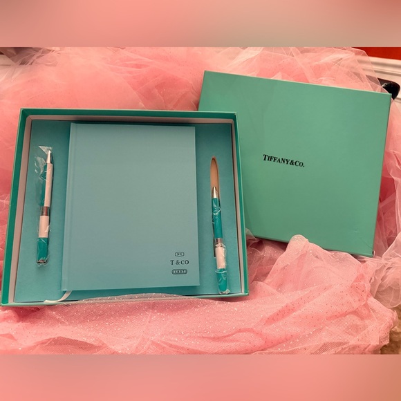 Tiffany & Co. | Accessories | Tiffany Co Tiffany Blue Notebook And Pen ...